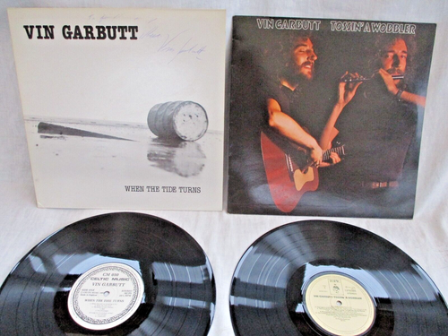 VIN GARBUTT X 2, WHEN THE TIDE TURNS (SIGNED FRONT COVER) +TOSSIN A ...