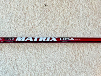 MATRIX HDA 70-S 42" .335 GOLF SHAFT 360 GRIP | eBay