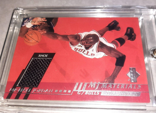 2000-01 MJ Materials Michael Jordan Shoe patch jersey AJ 11 black ...