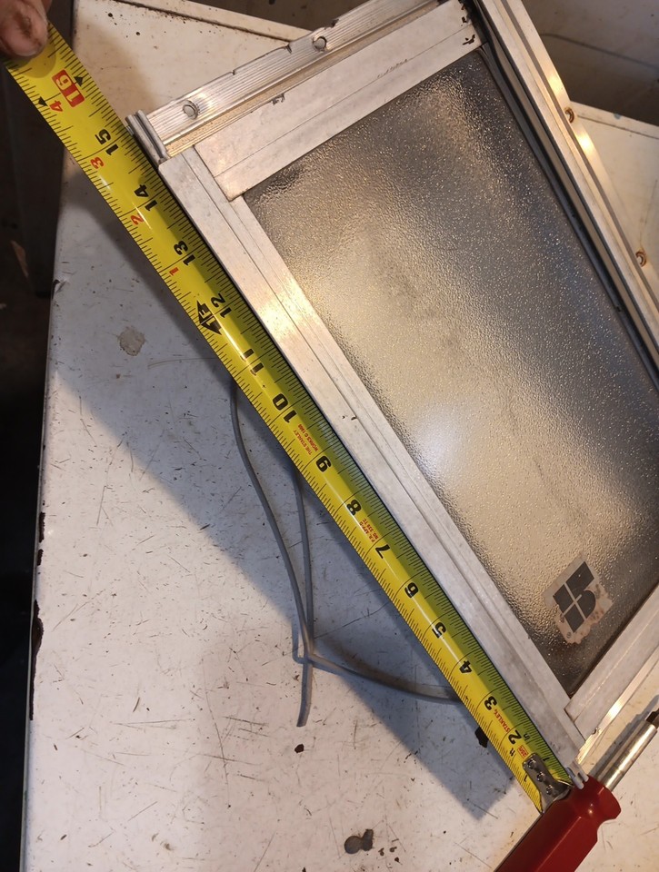 Vtg Motorhome Camper Trailer RV Hehr Small Vent Crank Out Window W ...