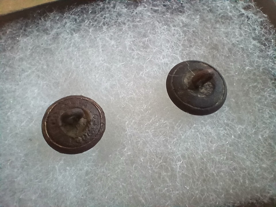 South Carolina Militia Cuff Buttons Dug Confederate Civil War ...