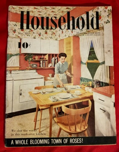 🔴 Household Magazine May 1955 Home Garden Family Food Travel Recipe ...