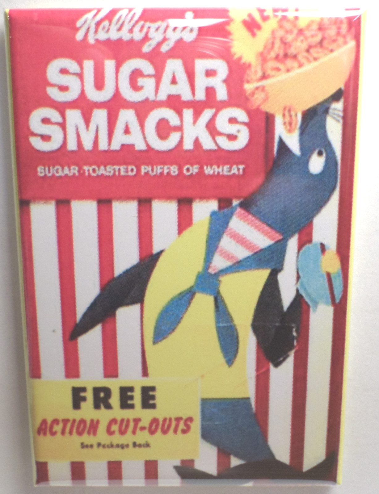 Sugar Smacks Vintage Cereal Box 2" x 3" Refrigerator or Locker MAGNET ...