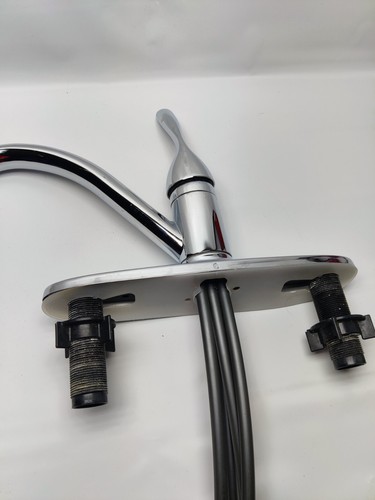 Delta 100-DST Single Handle Kitchen Faucet Chrome | eBay
