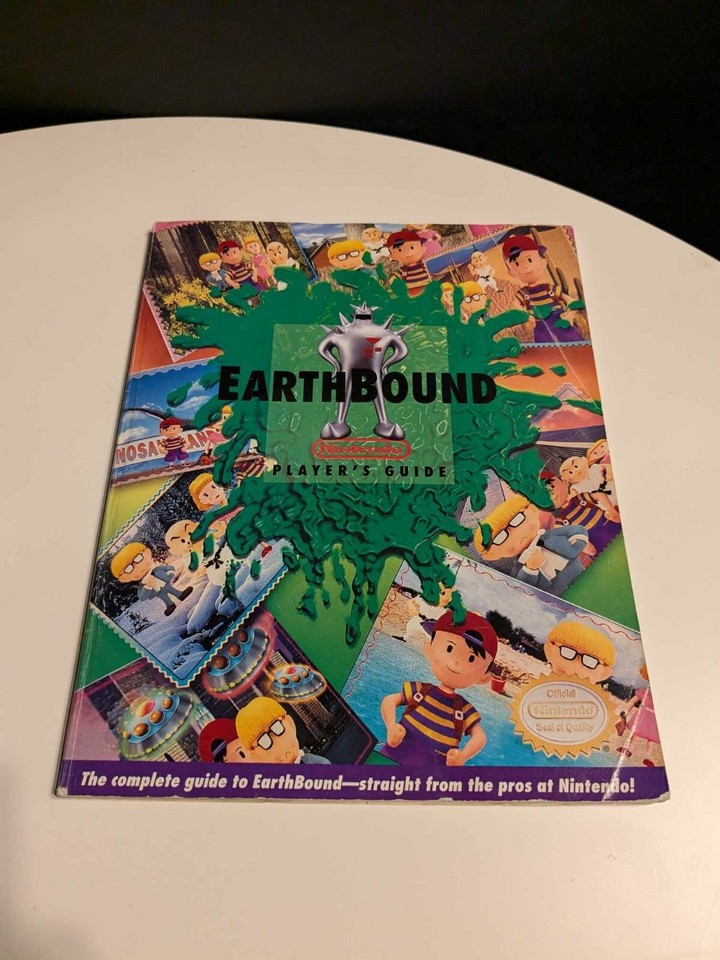 GORGEOUS CIB! Earthbound SNES Super Nintendo Complete in Box Guide with ...