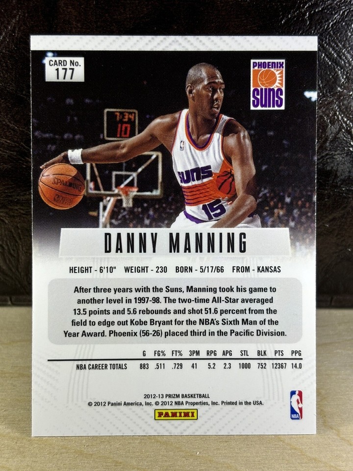 2012-13 Panini Prizm Danny Manning #177 Phoenix Suns NM | eBay