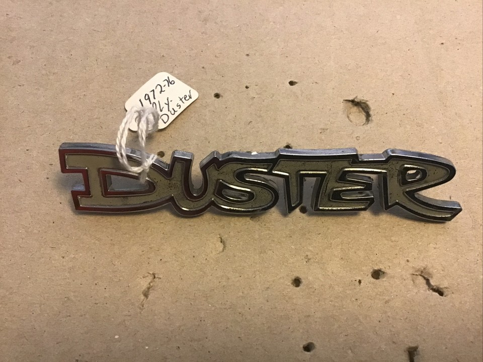 1972-76 Plymouth Duster Fender emblem NOS | eBay