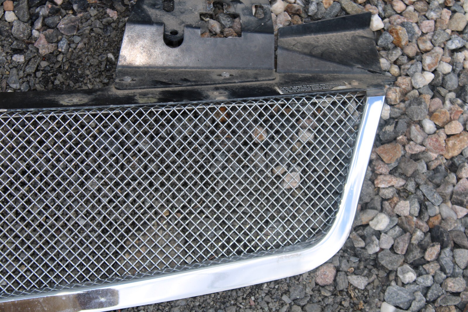 05-07 Cadillac STS - Front Chrome Grille E&G Classics Chrome Mesh OEM ...