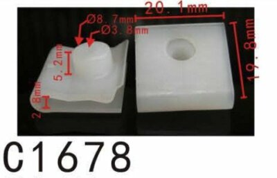 20pcs Fit Nissan, INFINITI 768820M000 CLIP, FENDER PROTECTOR 768820M000 ...