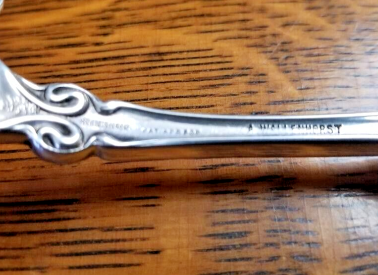 Whiting Violet Sterling Asparagus Fork | eBay