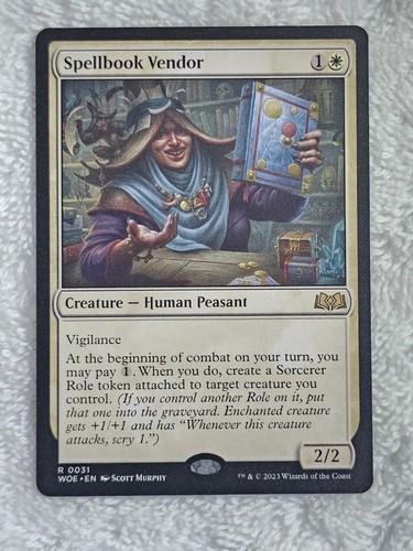 MTG Spellbook Vendor - Wilds of Eldraine (WOE) #31 Magic Card Rare NM ...