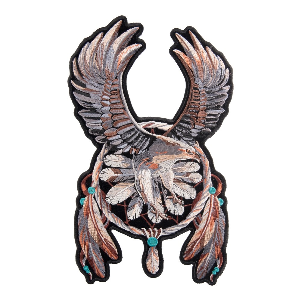 Upwing Eagle Dream Catcher Patch, Native American Patches | eBay