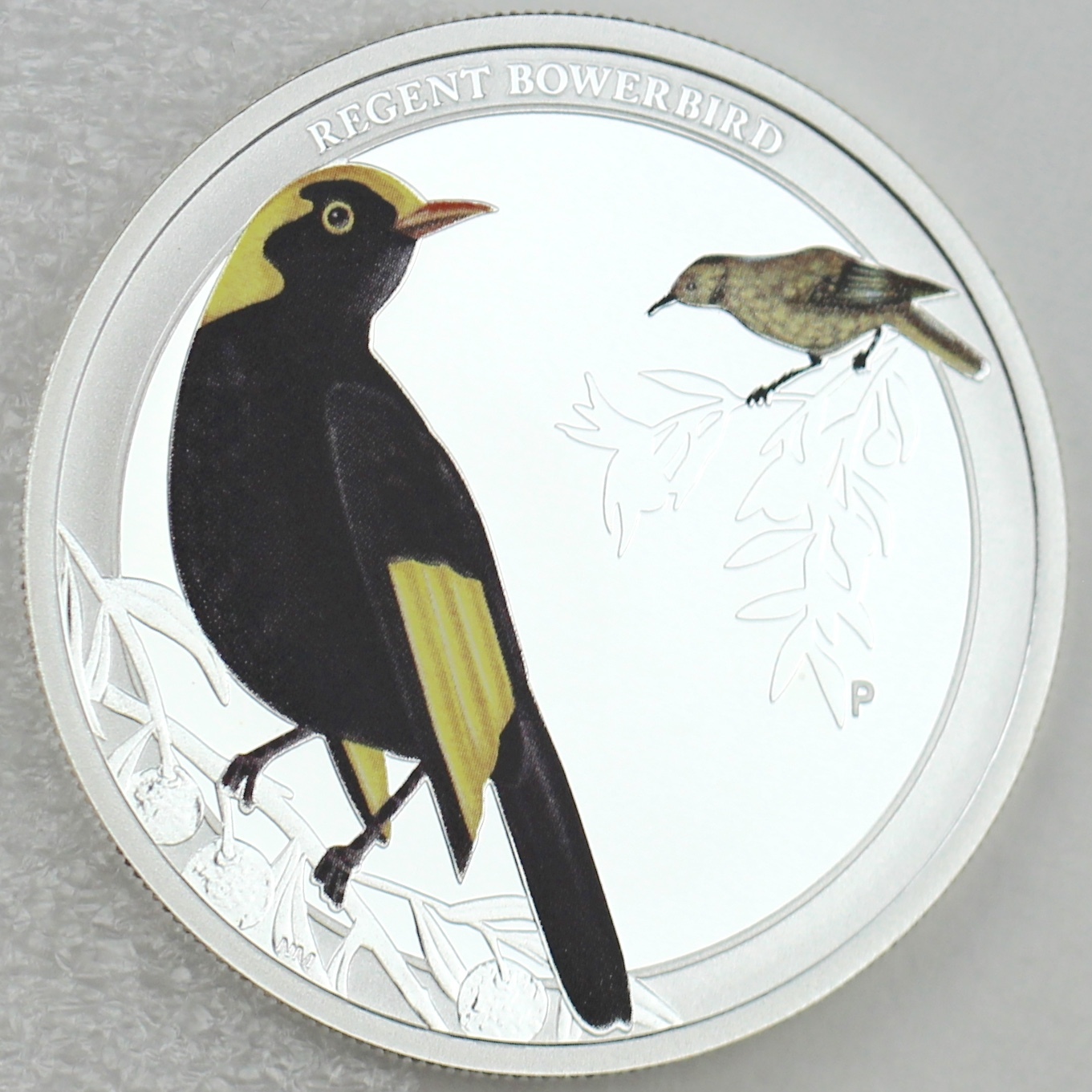 2013 Regent Bowerbird ½ oz Fine Silver 50-cent Proof Coin Color BIRDS ...