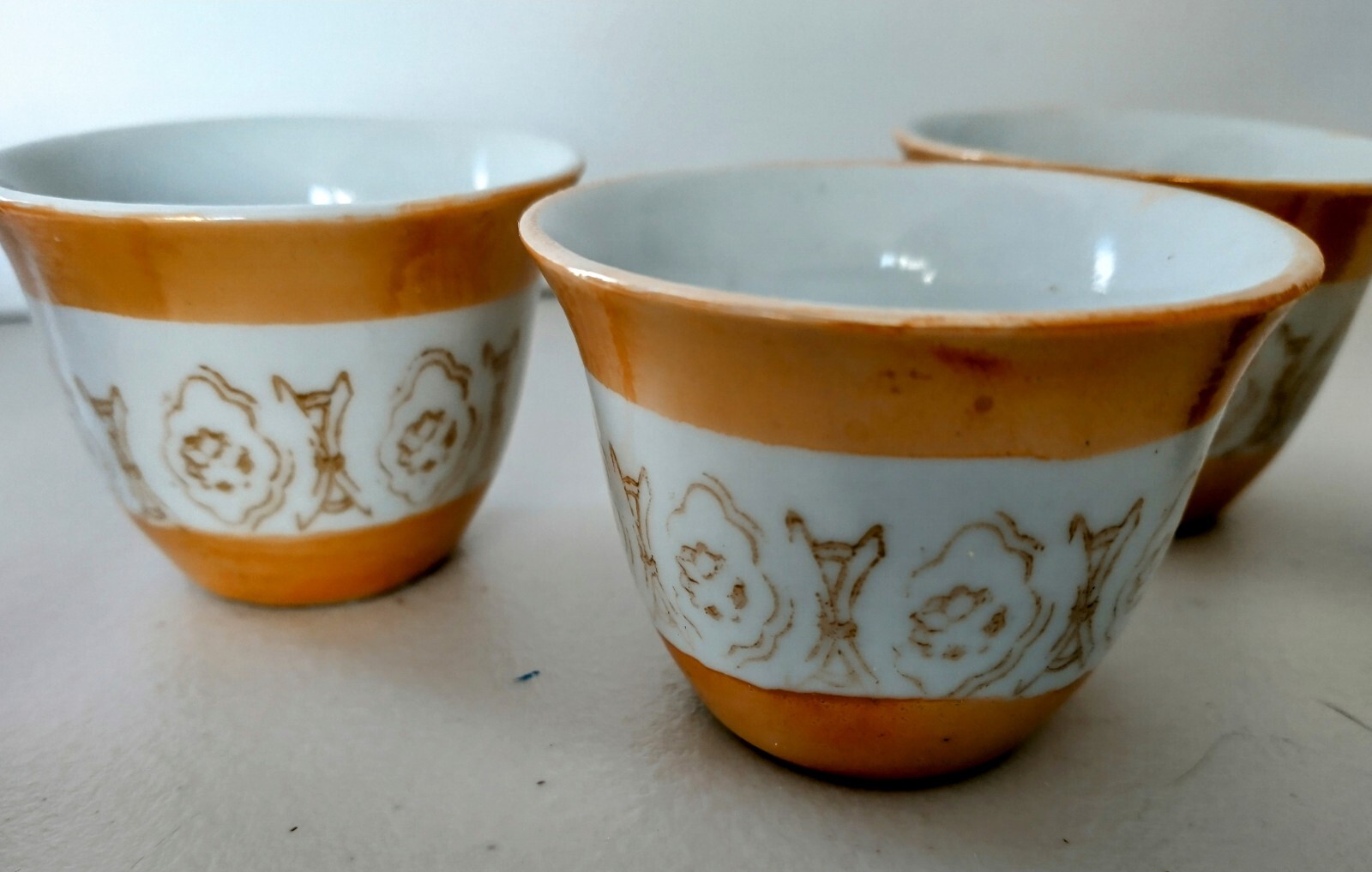 Lusterware Tea Cups Set Of 6 Japan Handleless Mini Doll? | eBay