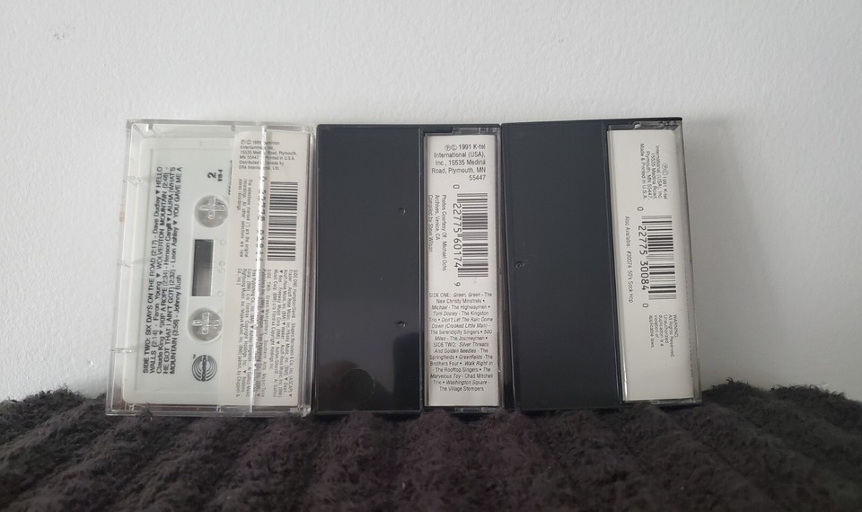 Lot of 3 '60s Cassette Tapes! Sock Hop, Country | eBay