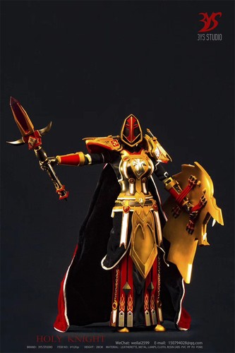 In Stock 3YS YS001 WOW Judgment + Red Dragon Shield HOLY KNIGHT 1/6 ...