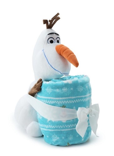 Disney OLAF FROZEN Super Soft PILLOW BUDDY Plush Doll & 50x60 BLANKET ...