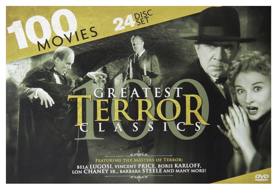 100 Greatest Terror Classics DVD Set ~ Over 130 Hours of Terror ...