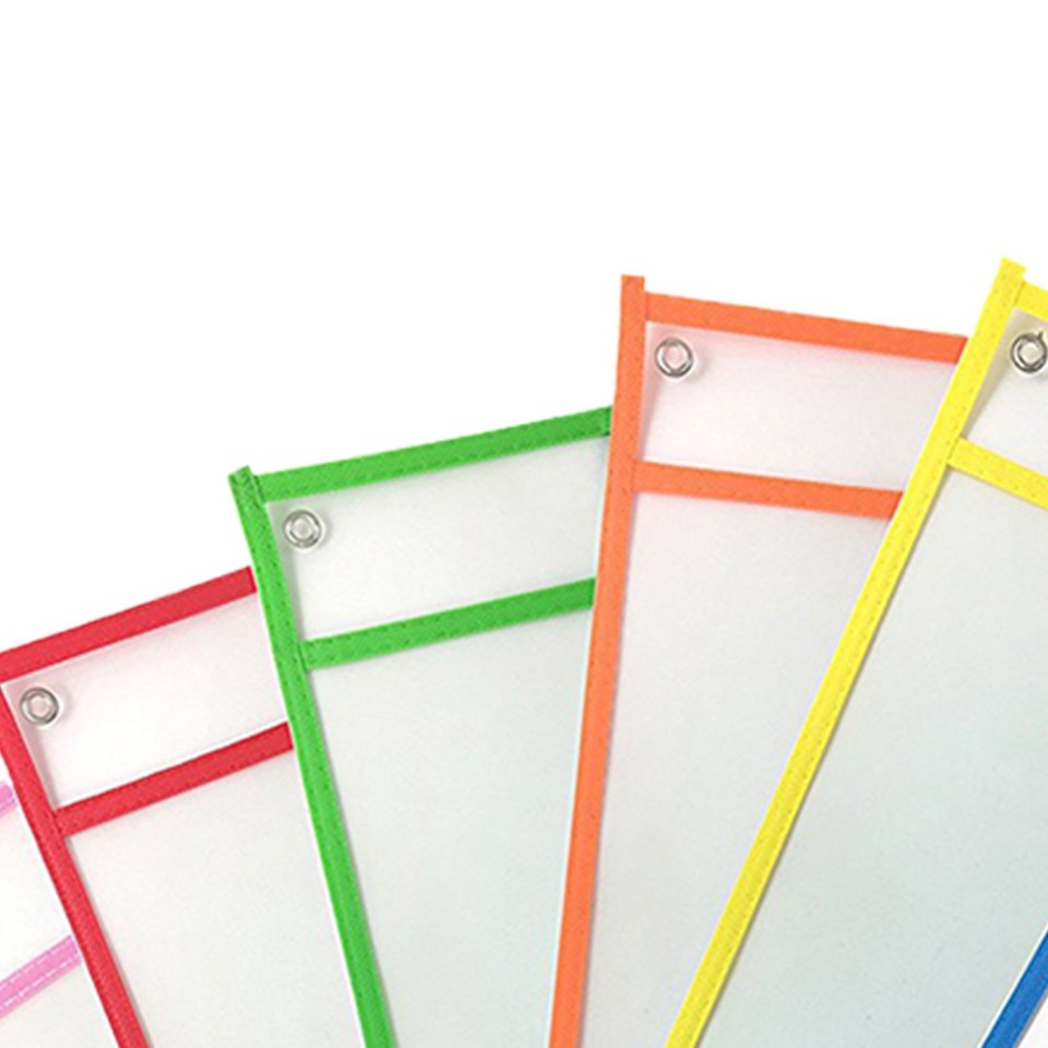 10 Pcs Book Sleeve Paper File Folders Classroom Storage Marking ...