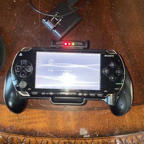 Sony PSP Console - w/ Charger Case And Grip Adult Owned | eBay