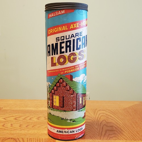 Vintage Halsam American Logs Original AXE-Hewn Wood Set No. 810 with ...