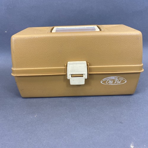 VINTAGE Old Pal 1060 Fishing Tackle Box 3 Trays | eBay