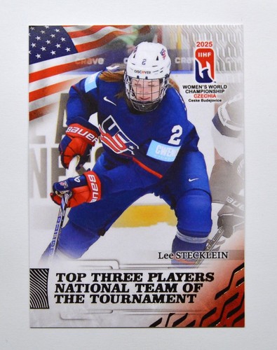 2025 BY Cards IIHF Women's World Championship USA #28 Lee Stecklein | eBay