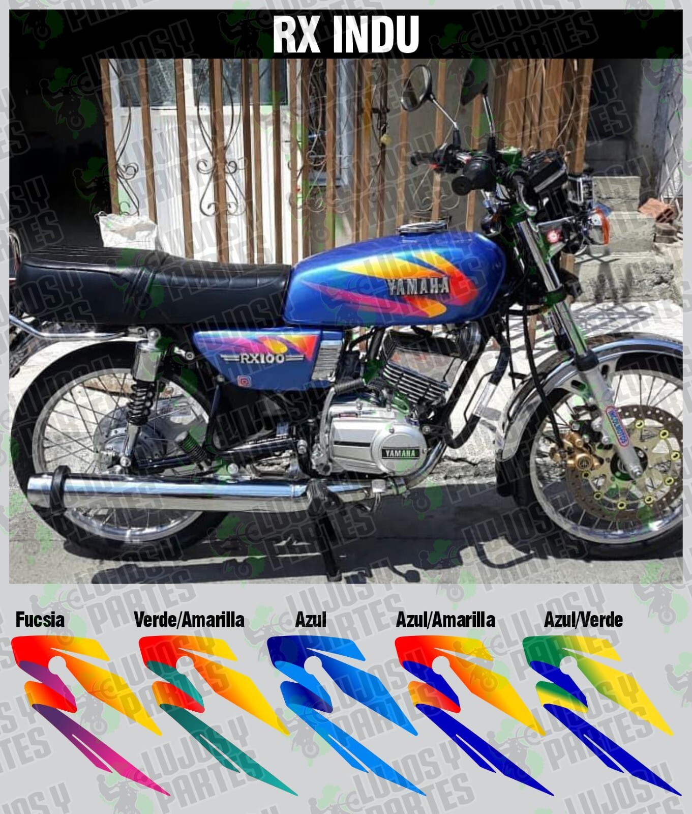 Yamaha Rx100 Stickering