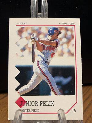 1992 Panini Stickers Baseball Card #9 Junior Felix | eBay