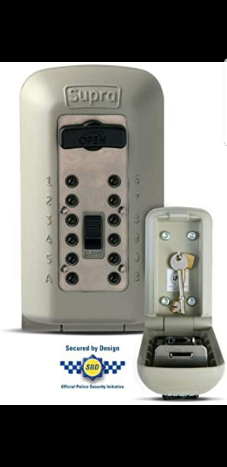 Supra C500 Pro Police Approved Combination Key Safe KeySafe 002049 for ...