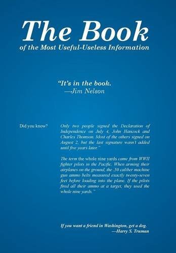 The Book: Of the Most Useful-Useless Information 9781514417188 Free ...