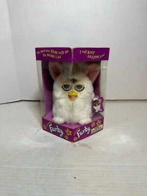 Original Super Rare White Furby Box Vintage 1998 885209383280| eBay