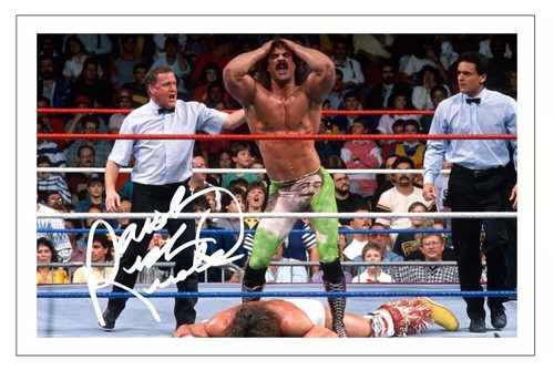 RAVISHING RICK RUDE Signed Autograph 6x4 PHOTO Gift Print WWE WRESTLING ...