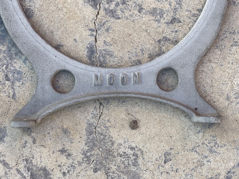 🔥 Vintage 1960's 3.5 Gallon Moon Mooneyes Fuel Tank Brackets Gasser Hot ...