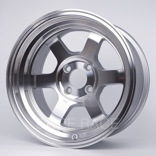 ROTA GRID V - 15x8, 0mm, 4x100, 67.1 Hub, RF P SILVER, Wheels/Rims ...