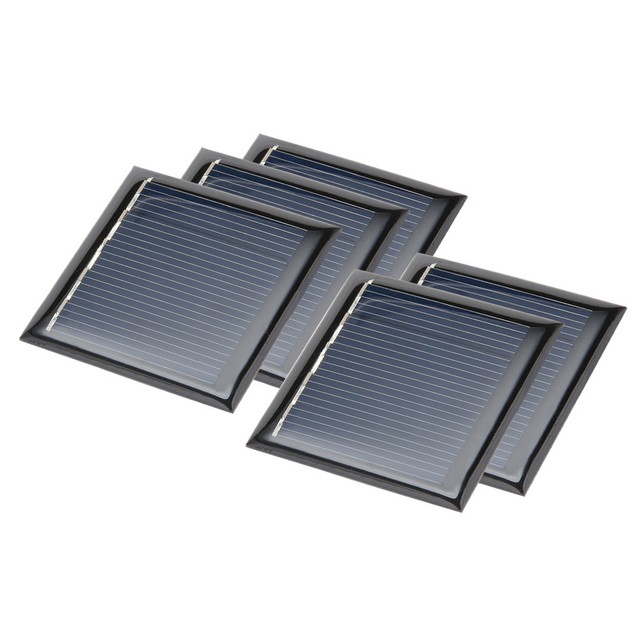 5pcs 2.5v 100ma Poly Mini Solar Cell Panel Module DIY for Toys Charger ...