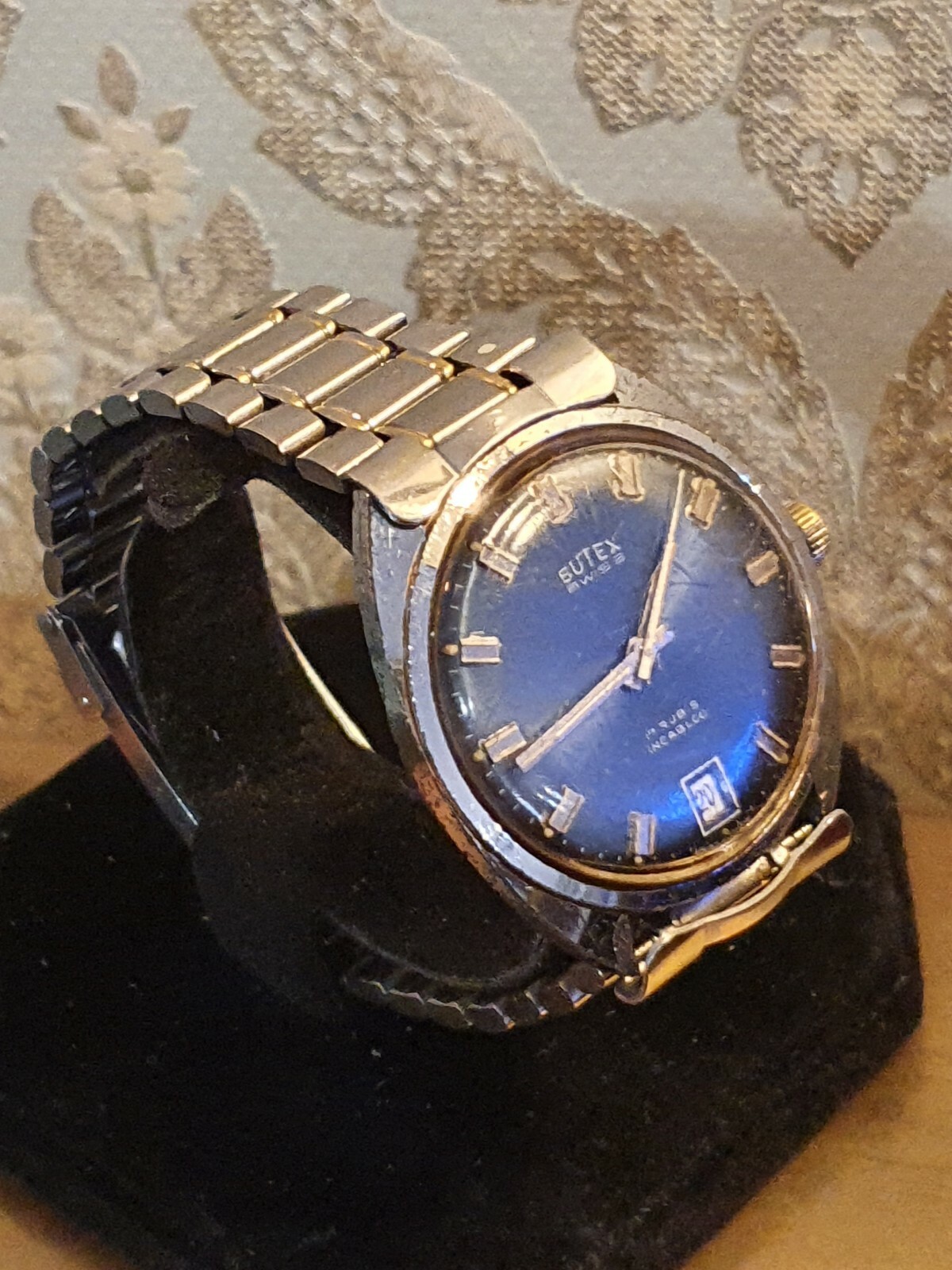 VINTAGE BUTEX MECHANICAL MEN WRISTWATCH SWISS MADE 17 rubis incabloc | eBay