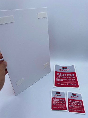 Placa de PVC Disuasorias de Alarma Securitas Direct. Modelo 2015 | eBay