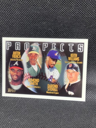 1996 Topps Anton French/Demond Smith/Darond Stovall/Keith Williams ...