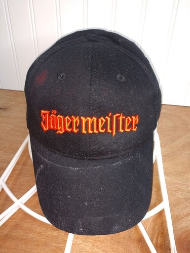 Jagermeister Hat Beer Cap Baseball Black Orange Logo Trucker Retro ...