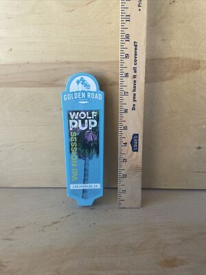 Golden Road Wolf Pup Session IPA Los Angeles, CA. Beer Tap Handle 8.5 ...