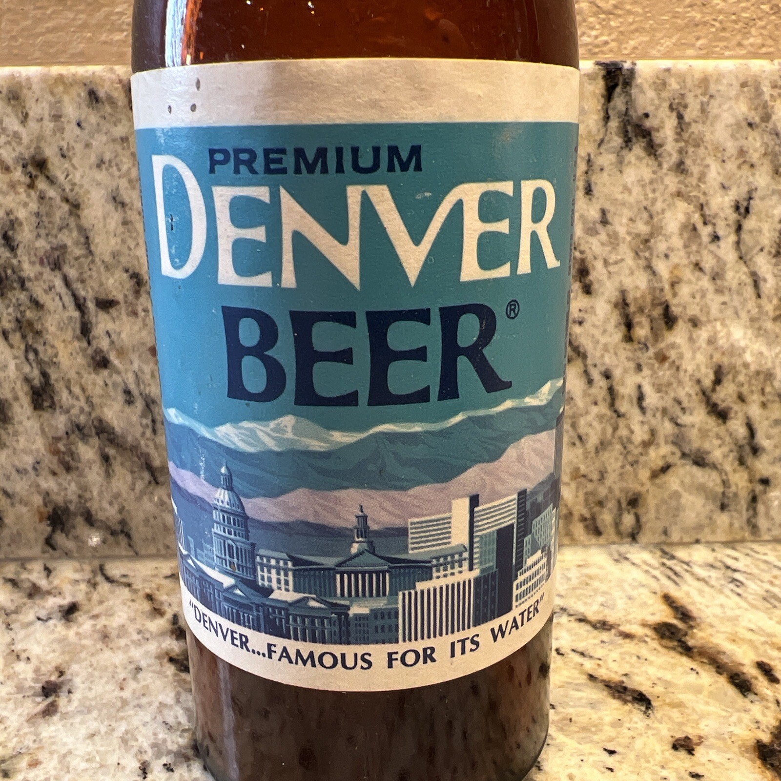 Denver Beer Scenery Beer Bottle Paper Tivoli Brewing Colorado 7oz | eBay
