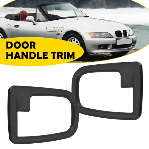 2PCS Door Handle Trim Black Fits for 1992-1999 BMW E36 3-Series/1996 ...