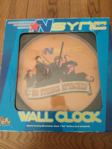 NSYNC 2000 ZEEKS WINTERLAND Quartz Analog Wall Clock 10" NEW IN BOX ...