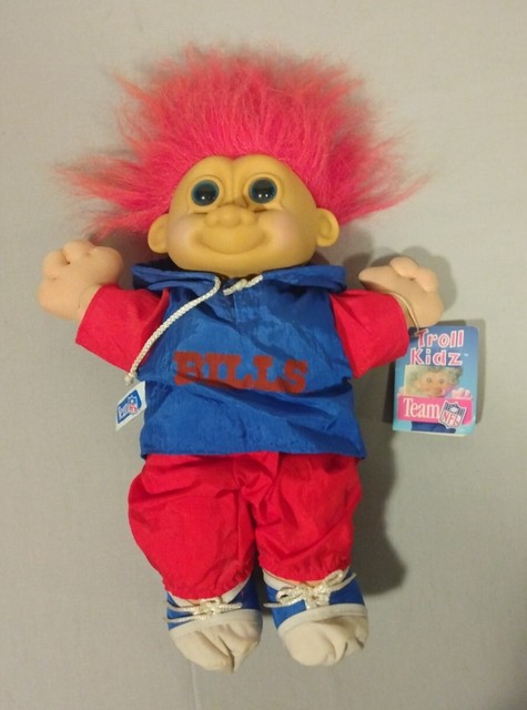 1990's 11" Russ Troll Kidz NFL Buffalo Bills Troll Doll vintage for ...