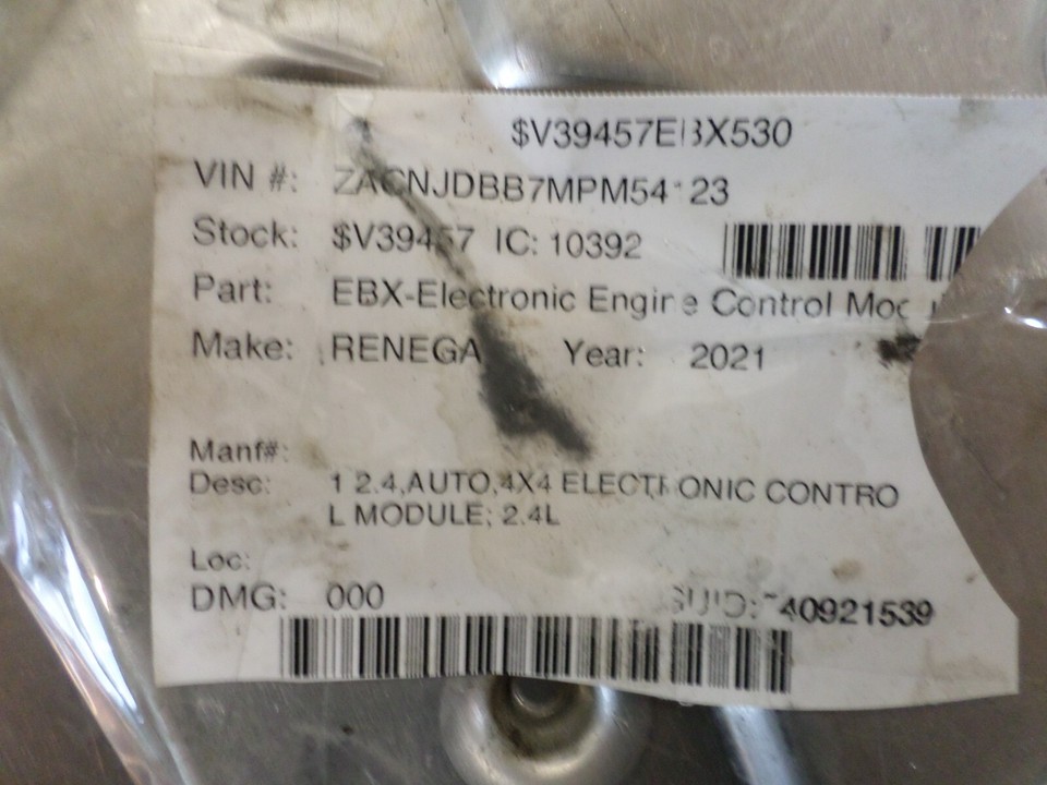 2018-2021 Jeep Renegade 2.4L Engine Control Module ECM PCM ECU OE ...