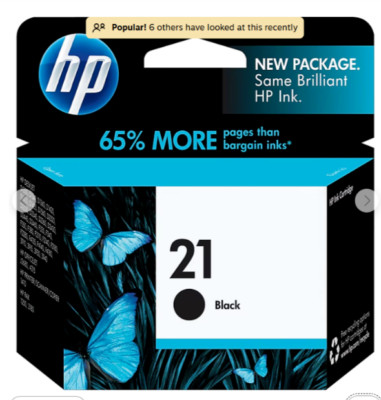 New HP 27 Black Ink Cartridge - Box Never Openeed | eBay