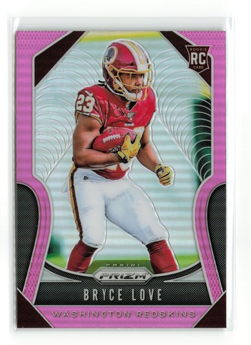 BRYCE LOVE #325 RC 2019 PANINI PRIZM REDSKINS PINK | eBay