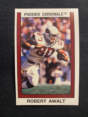 1989 Robert Awalt Phoenix Cardinals Panini Sticker #146 | eBay
