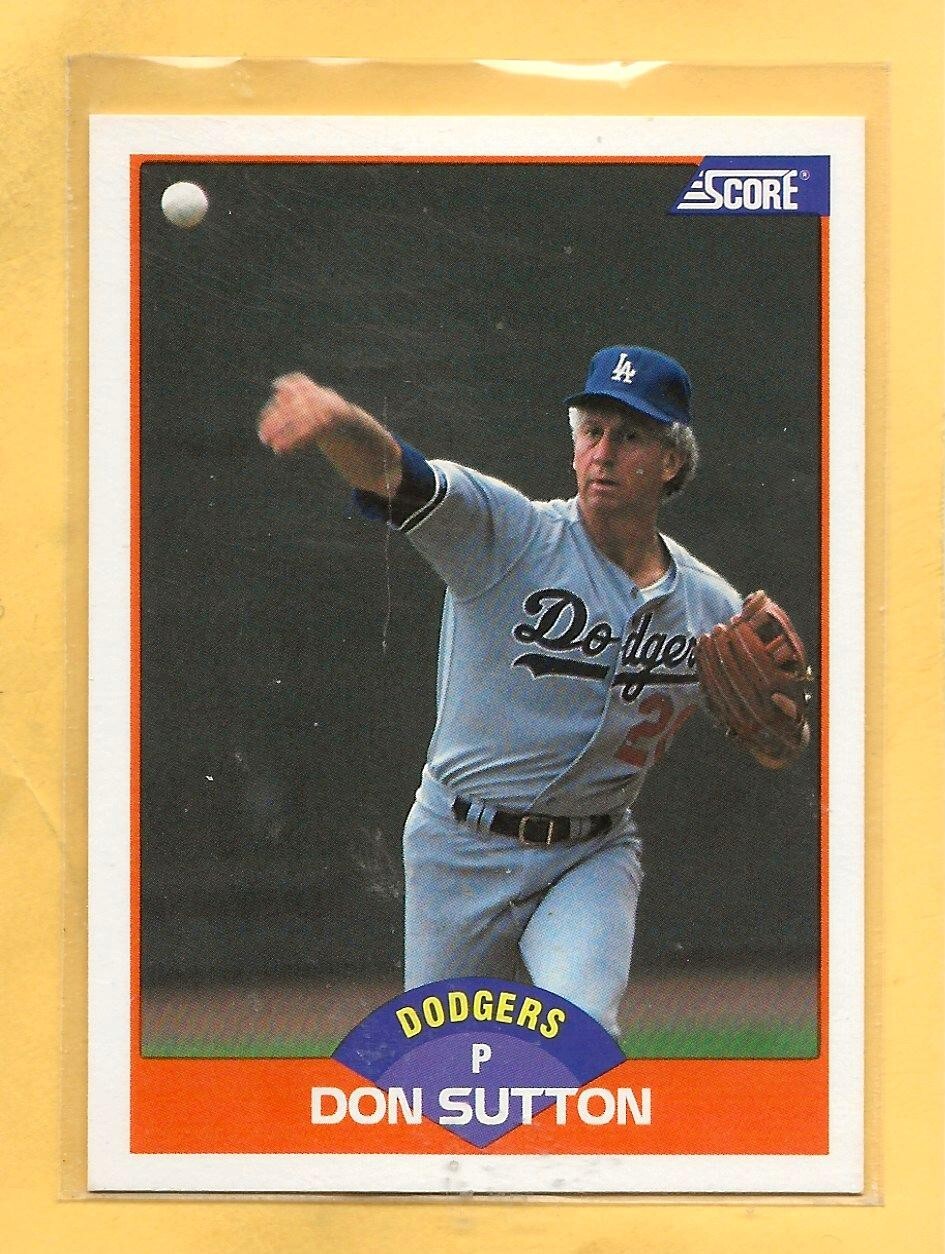 DON SUTTON - 1989 Score- #400 - Angels - Comb. Shipping | eBay